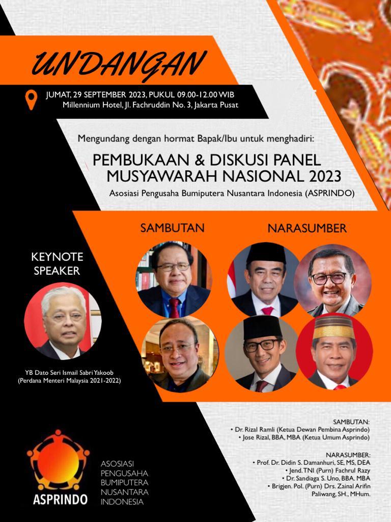 GELAR MUNAS PERTAMA ASPRINDO BAKAL HADIRKAN PEMBICARA INTERNASIONAL ...